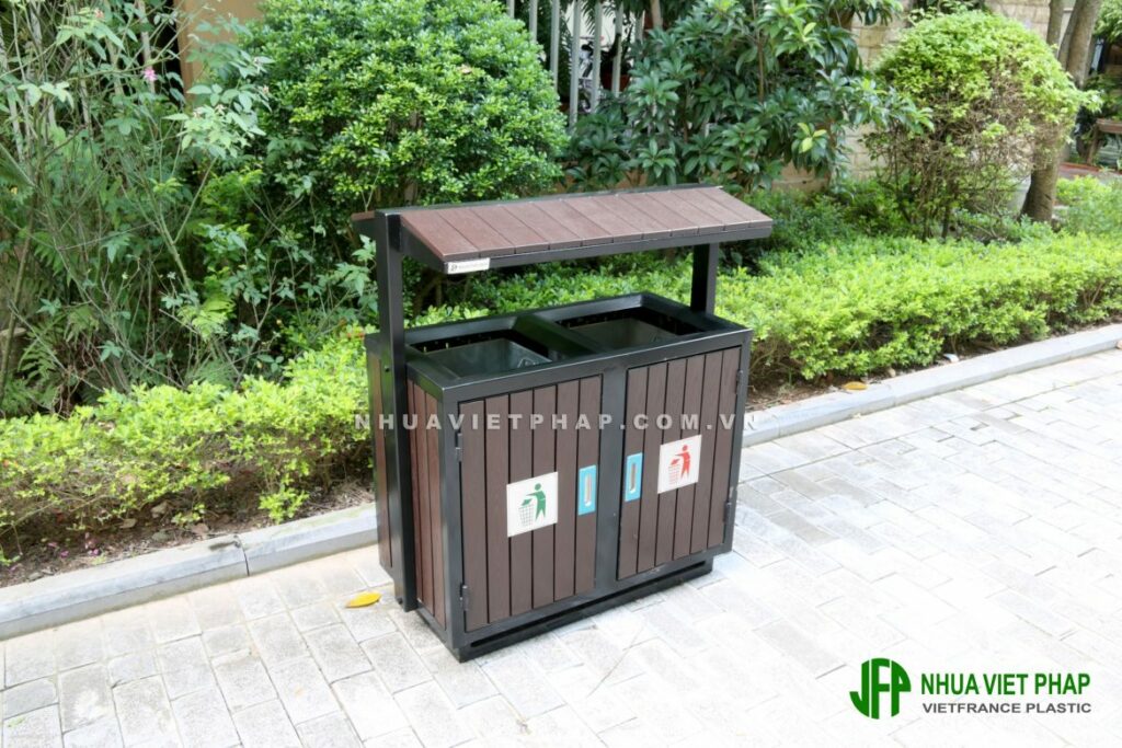 Báo giá thùng rác ngoài trời mẫu đẹp chất lượng "Hàng Đầu""