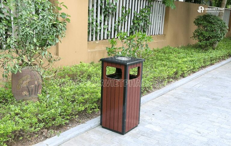 cac-mau-thung-rac-ngoai-troi-dep (4) - Nhựa Việt Pháp Gỗ nhựa Nhựa Việt ...