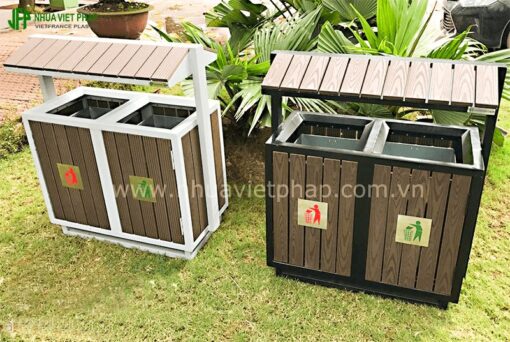 cac-mau-thung-rac-ngoai-troi-dep (8) - Nhựa Việt Pháp Gỗ nhựa Nhựa Việt ...